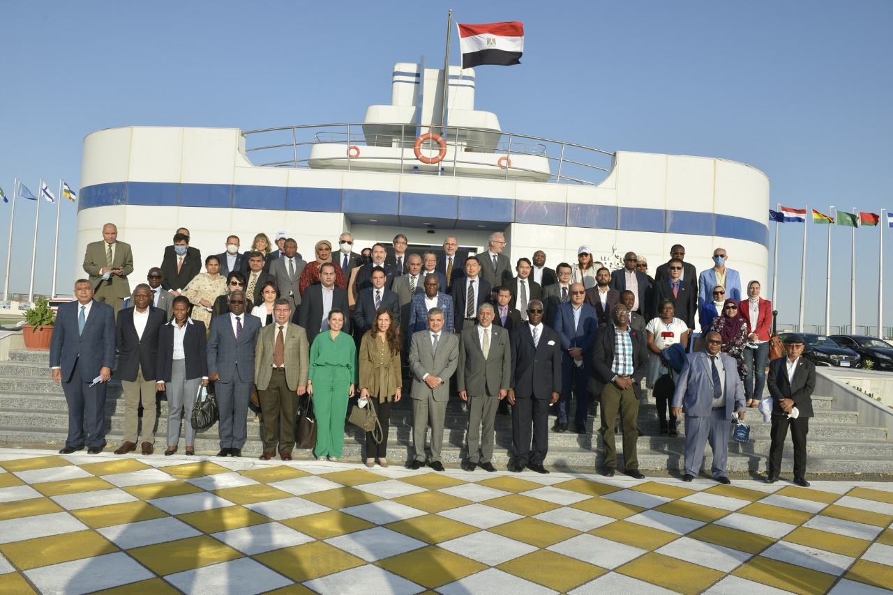 LIEUTENANT GENERAL OSAMA RABIE RECEIVES A DELEGATION OF AMBASSADORS OF ...